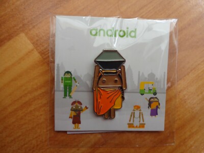 CLASSIC ANDROID MOBILE MWC 2017 TRIBAL LADY HOLDING WATER PIN BADGE ...
