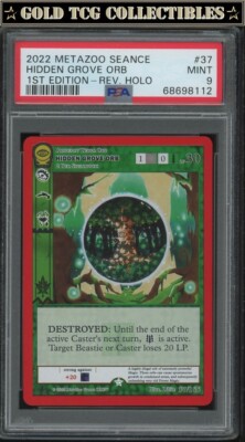 PSA 9 ⭐️ MetaZoo Hidden Grove Orb 37 Seance Reverse Holo 1st Edition ...