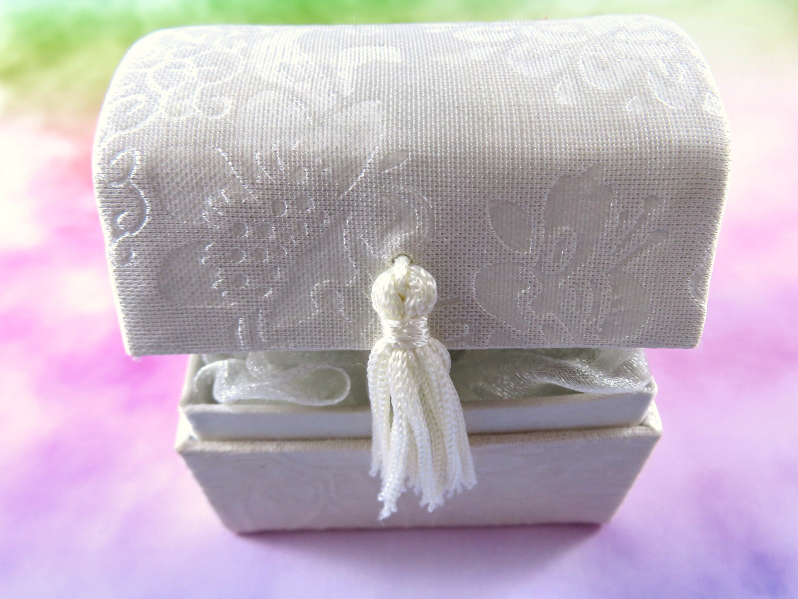 Angels Blessing Box Miniature Hand Blown Spun Glass Angel 22KT Gold ...