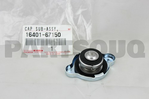 1640167150 Genuine Toyota CAP SUB-ASSY(FOR WATER OUTLET) 16401-67150 | eBay