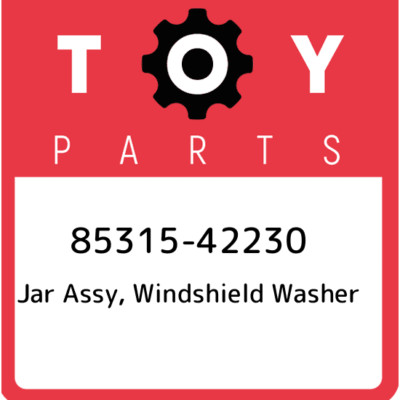 85315-42230 Toyota Jar assy, windshield washer 8531542230, New Genuine ...