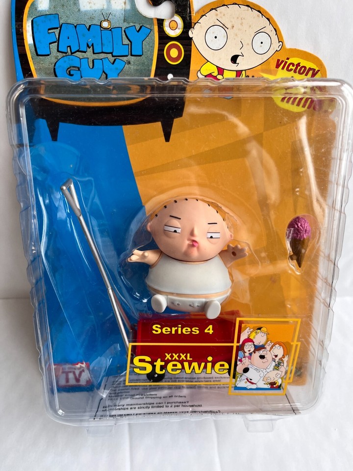BNIB MEZCO TOYZ FAMILY GUY SERIES 4 XXXL STEWIE GRIFFIN ACTION FIGURE ...