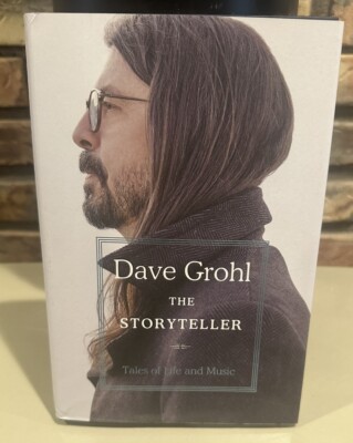 DAVE GROHL SIGNED The Storyteller BOOK Foo Fighters Nirvana IN HAND ...