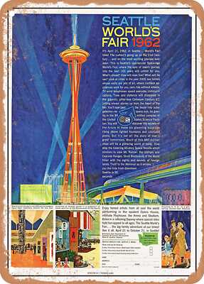 METAL SIGN - 1962 Seattle World's Fair 1963 Vintage Ad | eBay