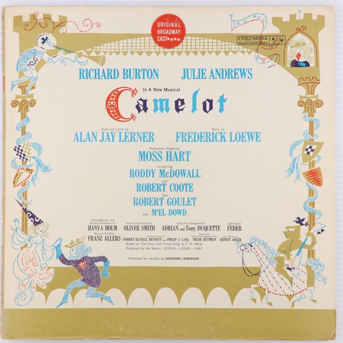Camelot W Richard Burton And Julie Andrews 1960 Mono 12 Lp Vinyl Record