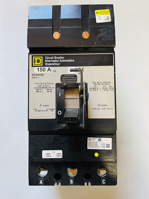 Square D I-line KC34150 150A 3p 480V Circuit Breaker | eBay