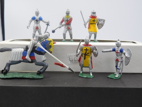 Heimo Marx 54mm Knights Six Different Factory Painted | eBay