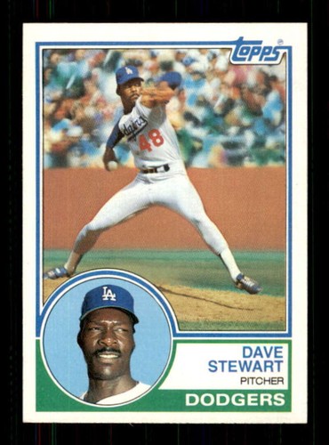 1983 Topps #532 Dave Stewart NM Near Mint Dodgers | eBay