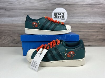 **Adidas Superstar C Disney Princess Green White PS GS Youth Shoes ...