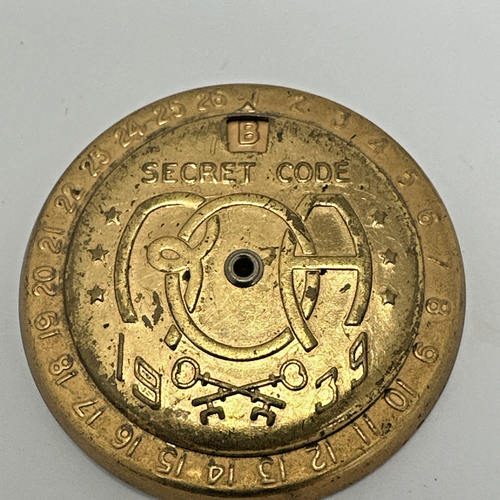 1939 Radio Orphan Annie Secret Society Decoder Badge Pinback Ovaltine ...