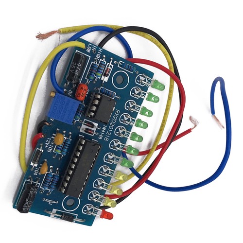 DC 12V VU Meter Driver Audio Level Indicator/Power Meter 10 LED Level ...