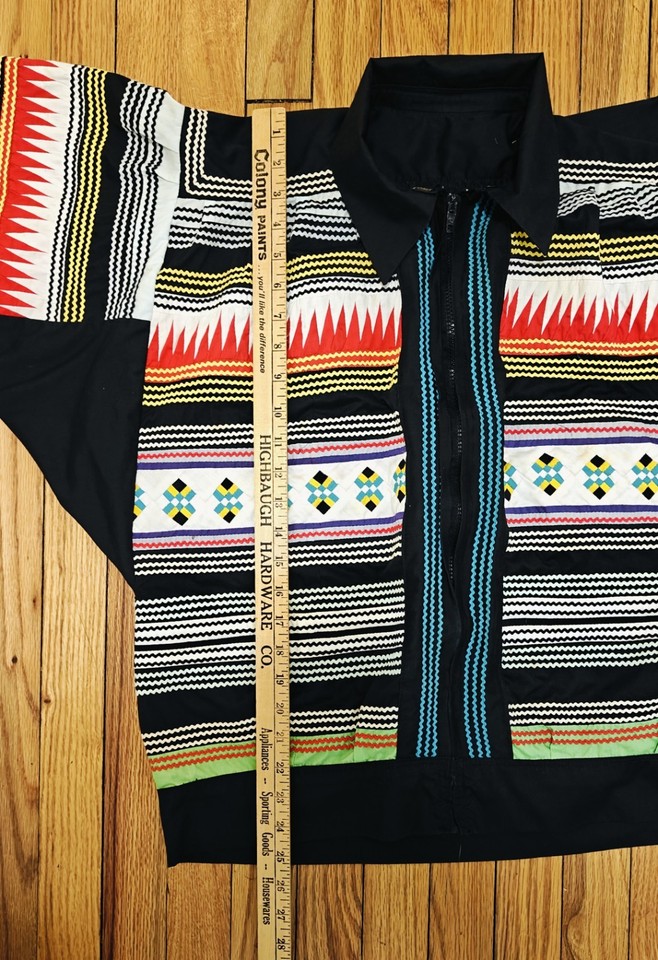 Vintage Handmade Seminole Indian Patchwork Jacket Native American Art ...