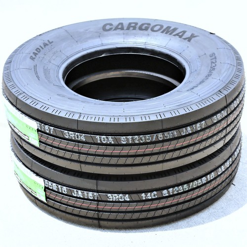 2 Tires Cargo Max RT809 All Steel ST 235/85R16 Load H 16 Ply Trailer | eBay