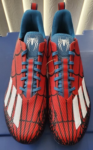 Adidas Marvel X Adizero 12.0 Spider Man 2 Football Cleats Red IG9727 Sz ...