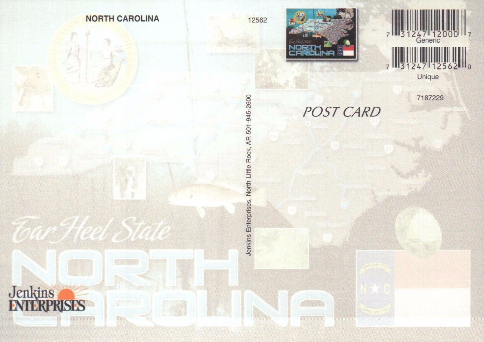 North Carolina, Tar Heel State, Raleigh, Charlotte, Flag etc., NC - Map ...