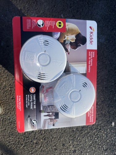 Kidde Voice Smoke Alarms with 10-Year Battery 1508969 (2-Pack) NEW in ...