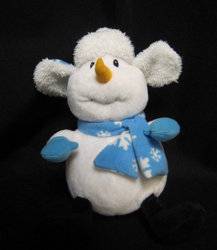 Sound N Light Plush Snowman with Hat and Scarf | eBay