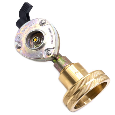 gas lpg gpl cylinder Bottle refill 21mm clip on type + dish brass ...