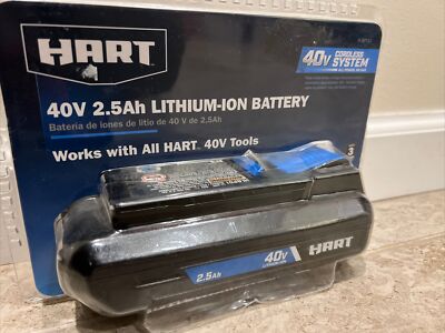 Hart 40V Battery 2.5Ah Lithium-ION Battery- Factory Packaged ...