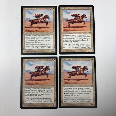 (4) Magic the Gathering MTG Mirage: FEMEREF KNIGHT Card NM/LP | eBay