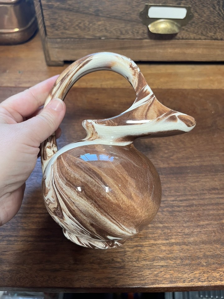 Vintage Calico Clay Juanita Ware Dalton Pottery Swirl Art Deco Style ...