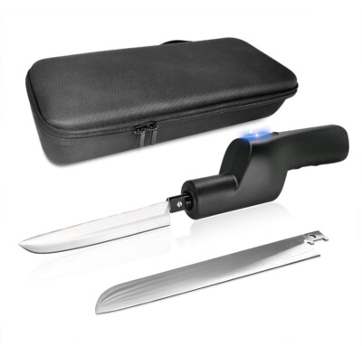 Fstcrt cordless electric knife, Portable rechargeable lithium electric ...