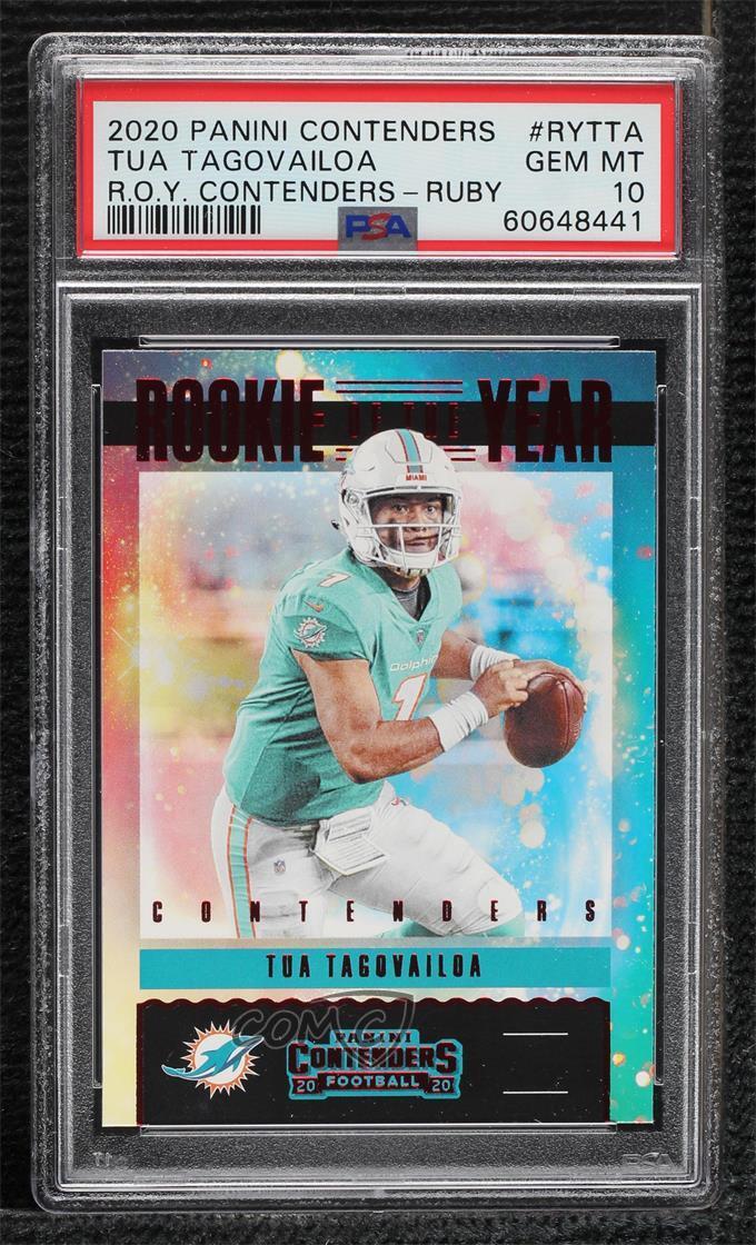 2020 Panini Contenders - Rookie of the Year Contenders Ruby #RY-TTA Tua ...