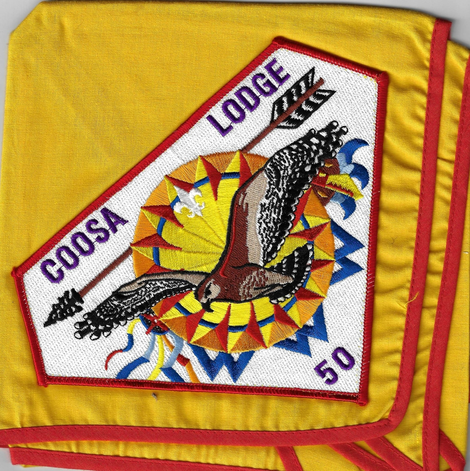 Coosa Lodge 50 Patch & Neckerchief [NC-1344] | eBay