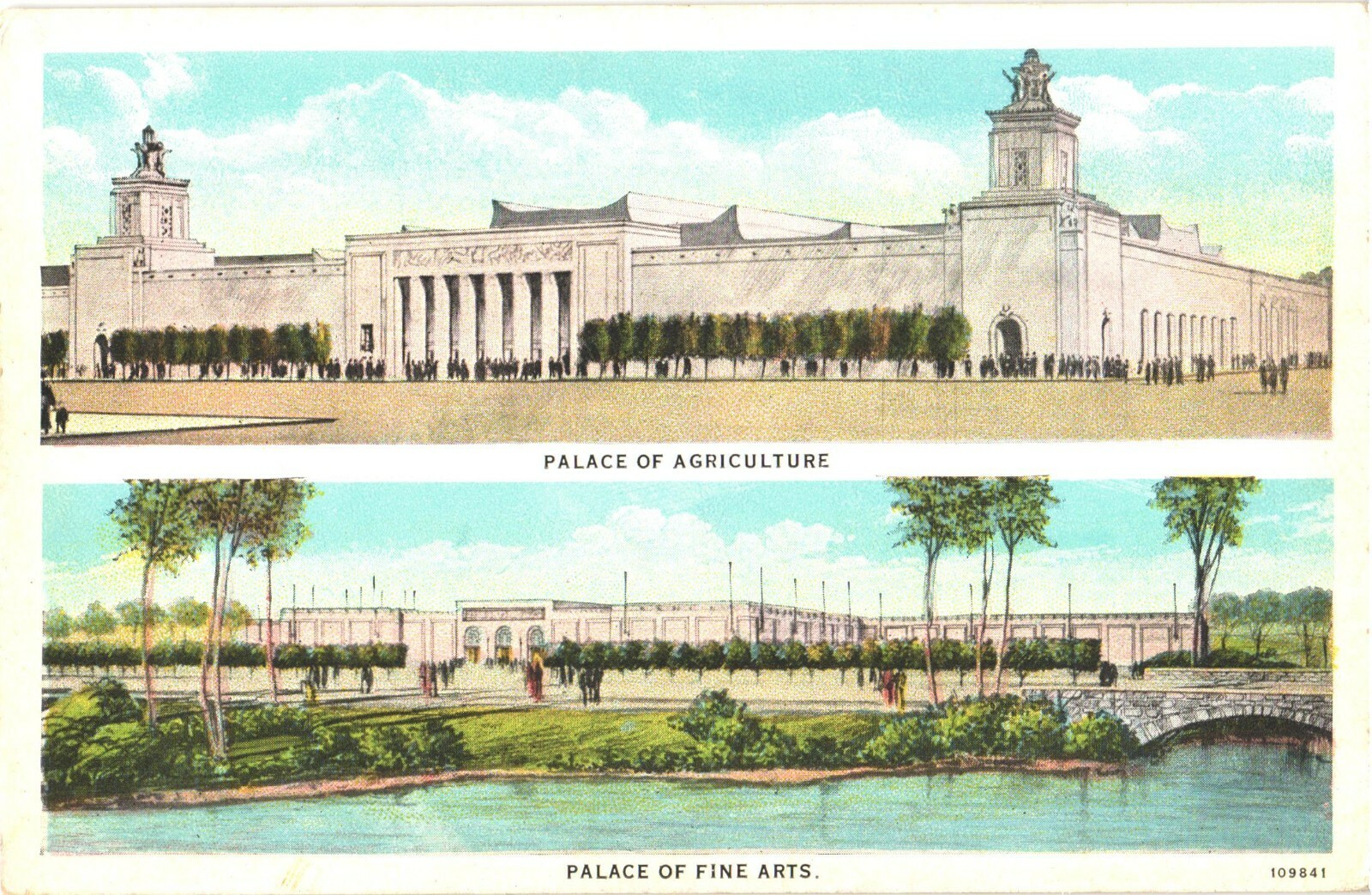 Palace of Agriculture & Fine Arts, Sesqui Centennial International Expo ...