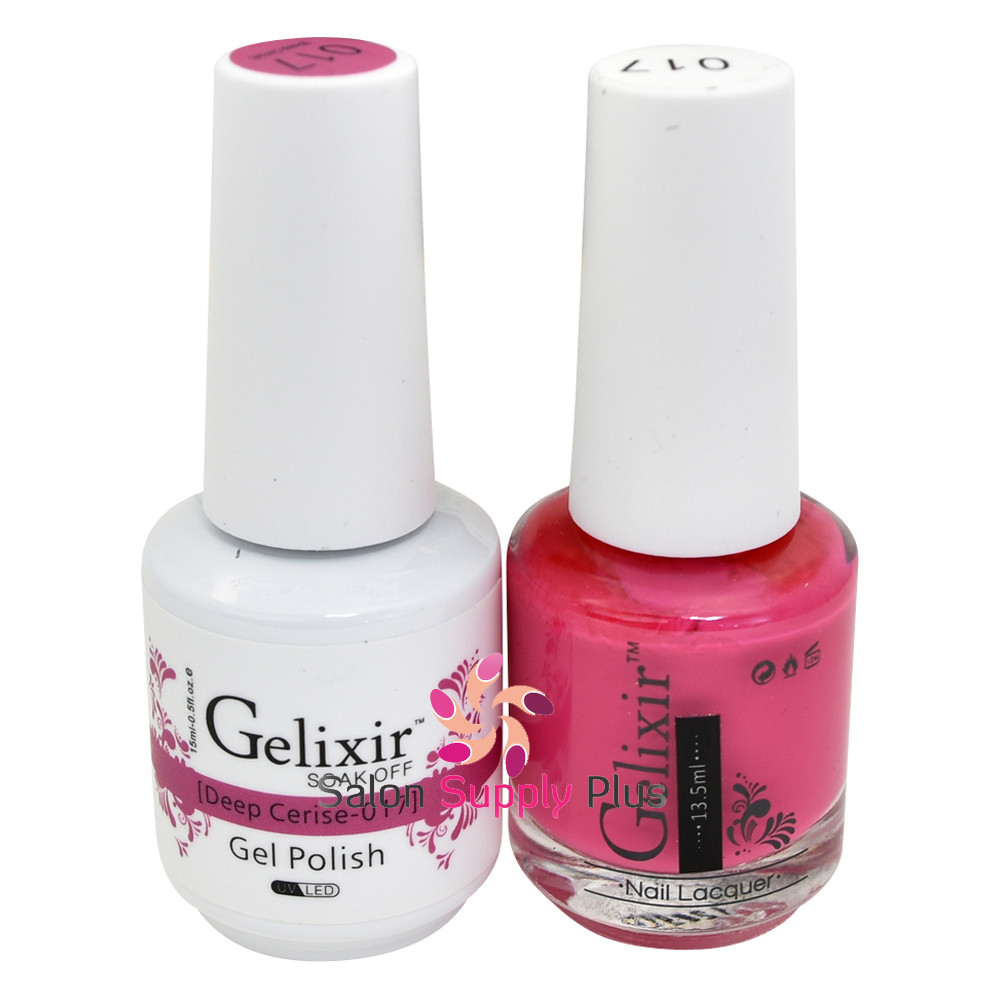 GELIXIR Soak Off Gel Polish Duo Set (Gel + Matching Lacquer) - 017 | eBay