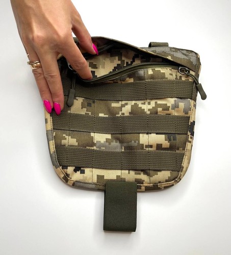 Groin Protector MOLLE Pouch MM14 UA Digital Cordura Belt Armor Panel ...