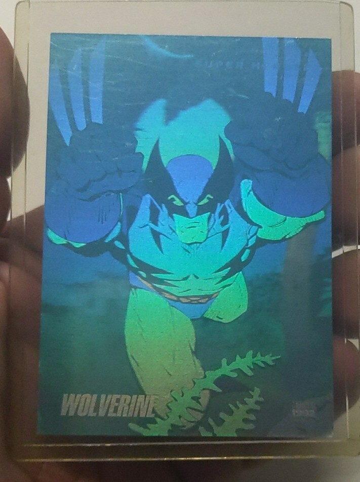1992 Marvel Universe Wolverine Hologram Trading Card H-3 - Impel | eBay
