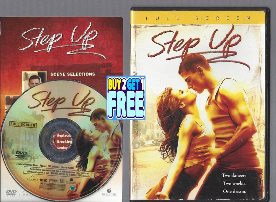 Step Up (DVD, 2006, Full Frame) Channing Tatum Disc & Cover Art Only U ...
