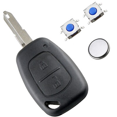 2 Button Remote Key Fob Case For Renault Trafic Master Vauxhall Vivaro ...
