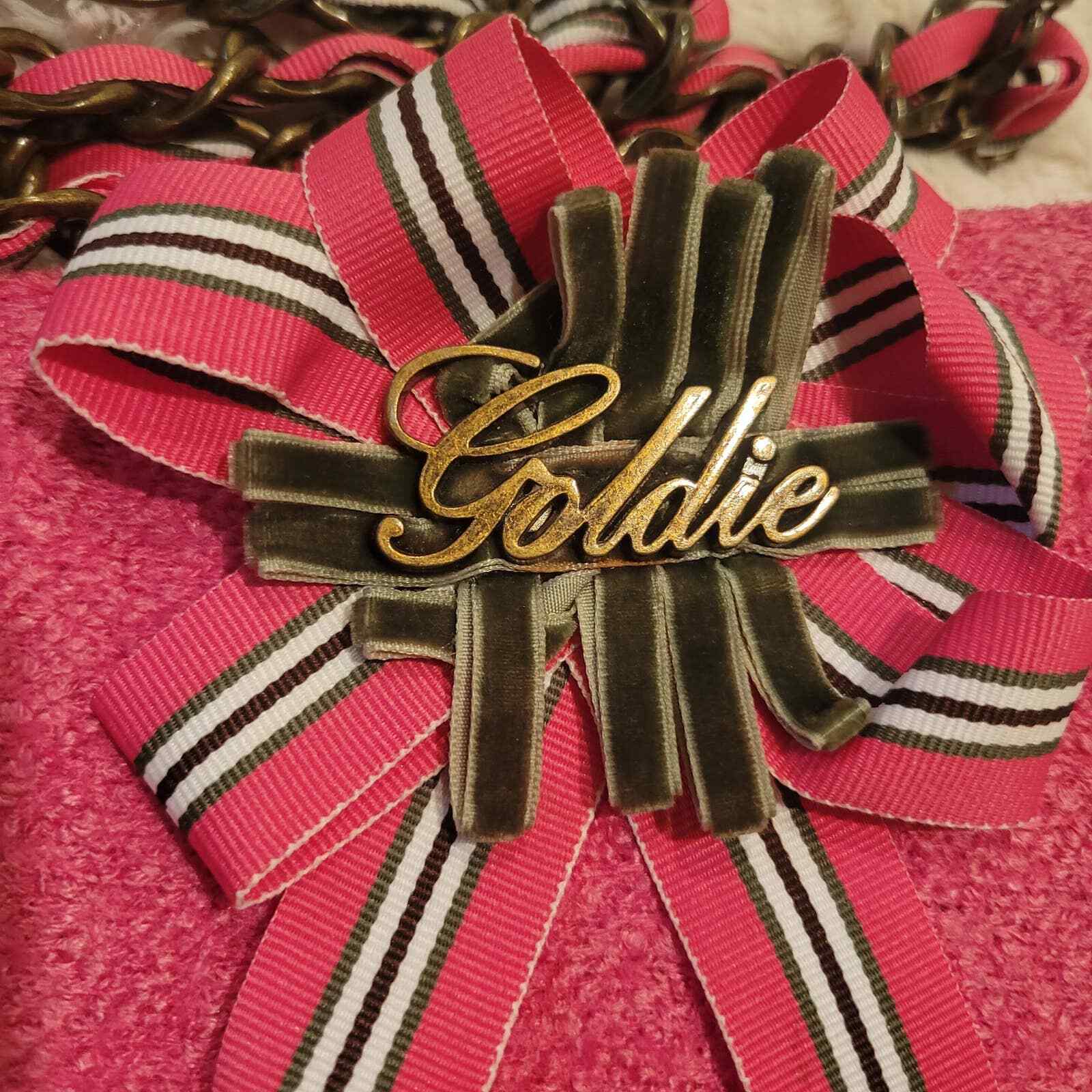 Goldie Limited Edition Y2K Ribbon Chain Wool Blend Sh… - Gem