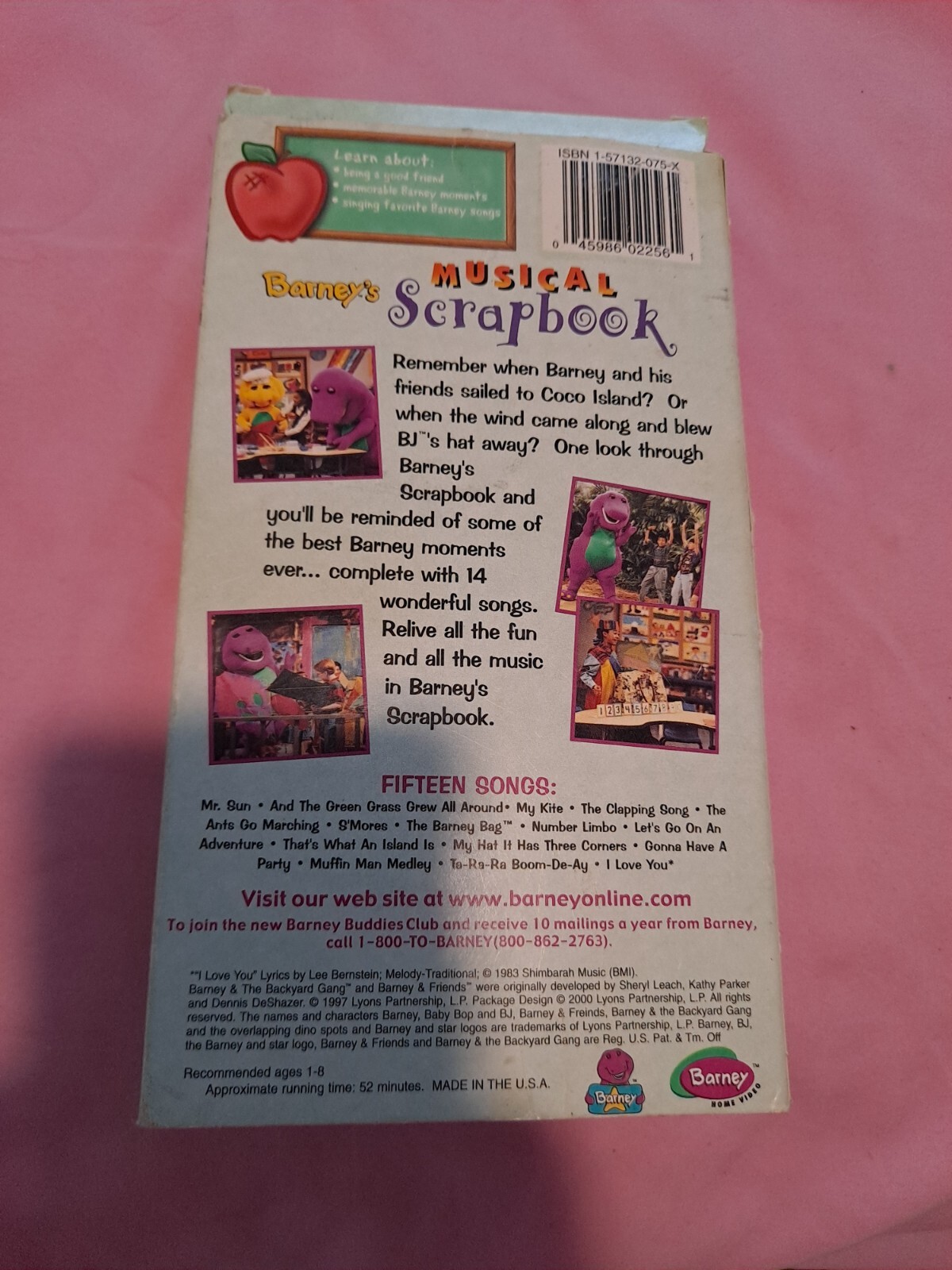 Barneys Musical Scrapbook (VHS, 2000, Classic Collection) 45986022561| eBay