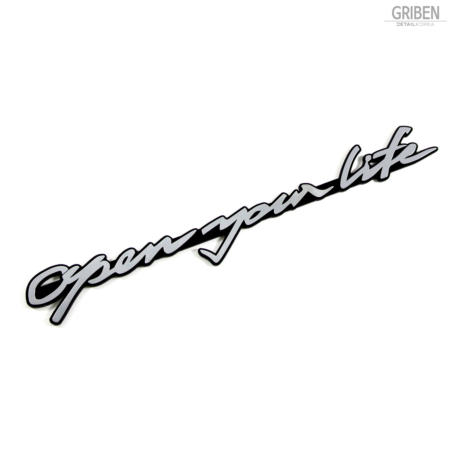Griben Car Emblem Metal Sticker Chrome Slogan Badge 70238 8809558121104 ...