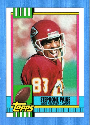 1990 Topps #258 Stephone Paige Chiefs | eBay