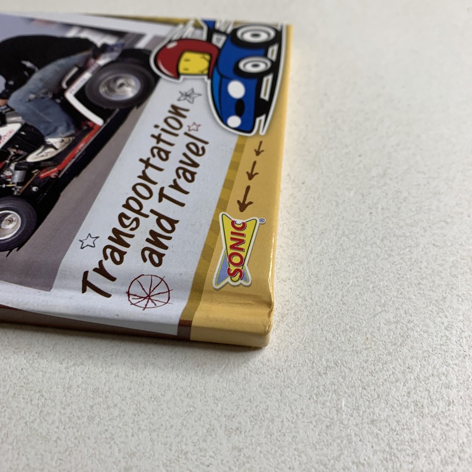 2010 Sonic Wacky Pack Guinness World Records Transportation Travel Book ...