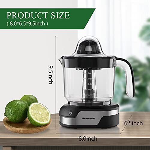 Electric Citrus Juicer Lemon Squeezer With Powerful Motor And Led ...