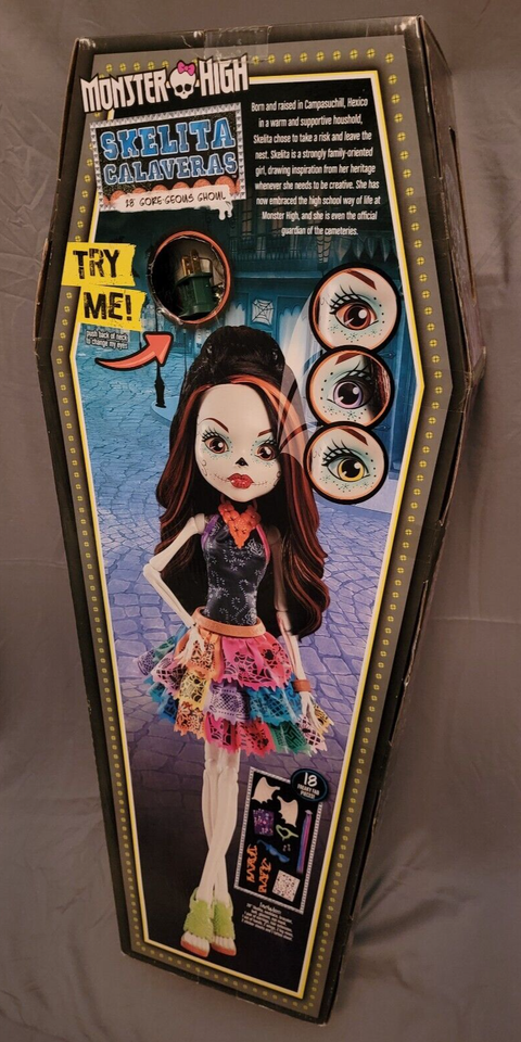 Monster High SKELITA CALAVERAS 28" TALL Doll Gore-Geous Ghoul New in ...