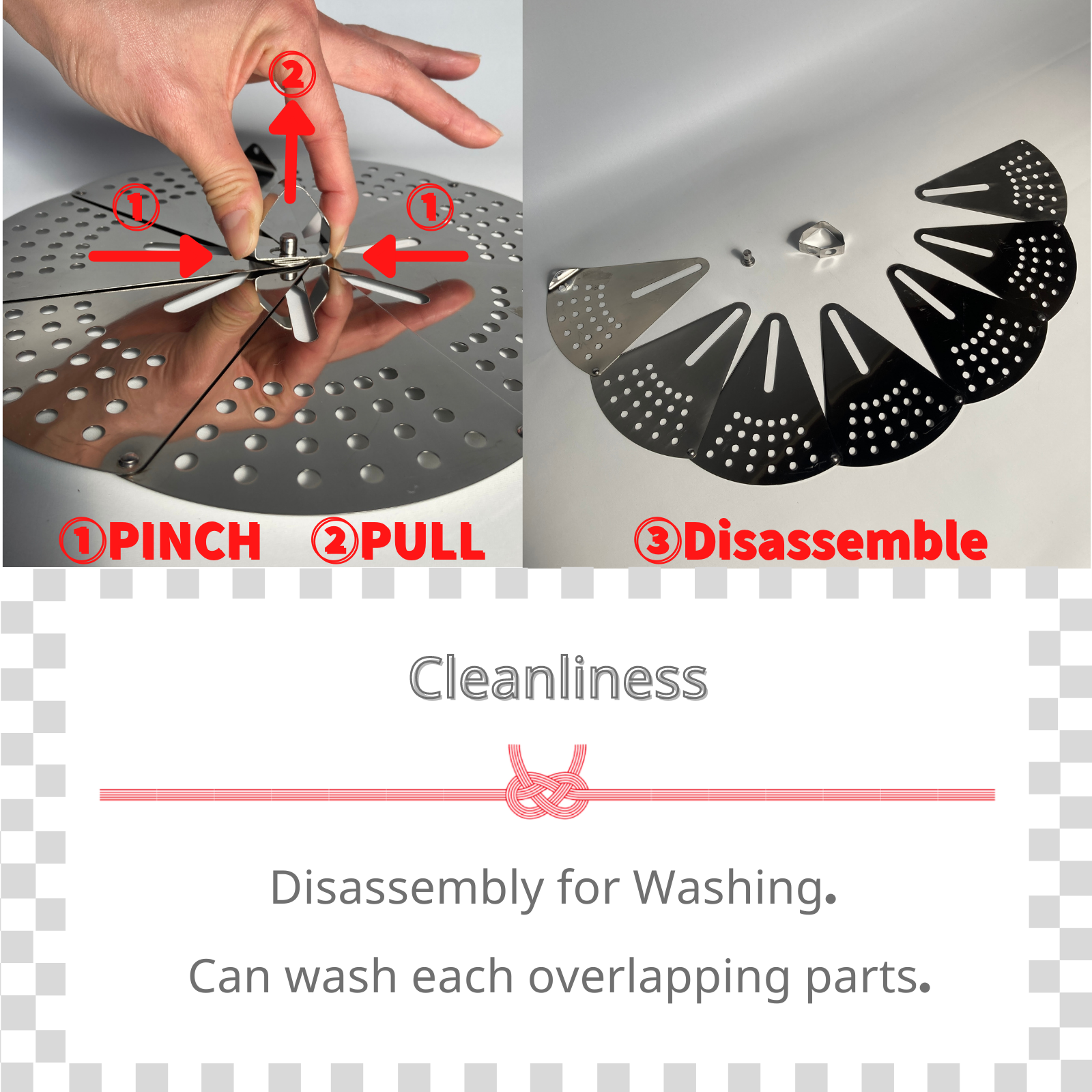 SOONEAR [Made in Japan] Stainless Steel Expandable Otoshibuta Japanese ...