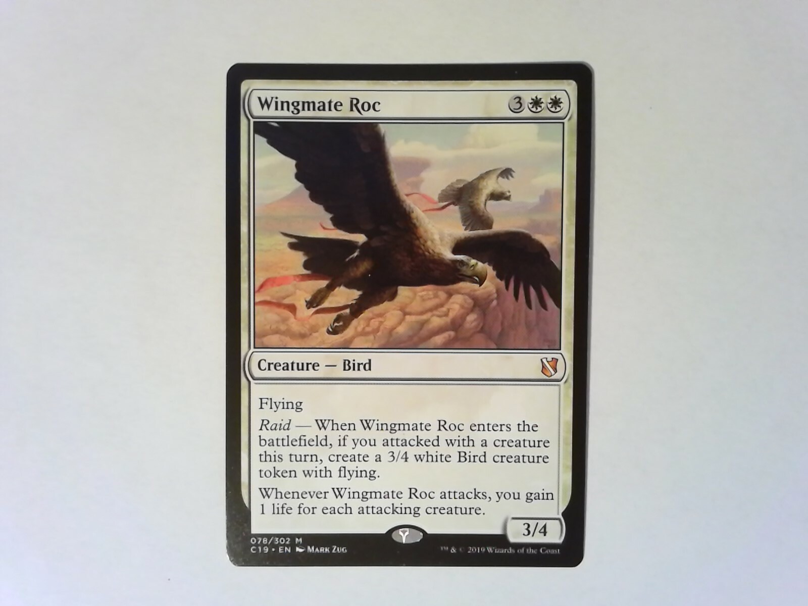 Wingmate Roc Commander 2019 - Magic the Gathering MTG white | eBay
