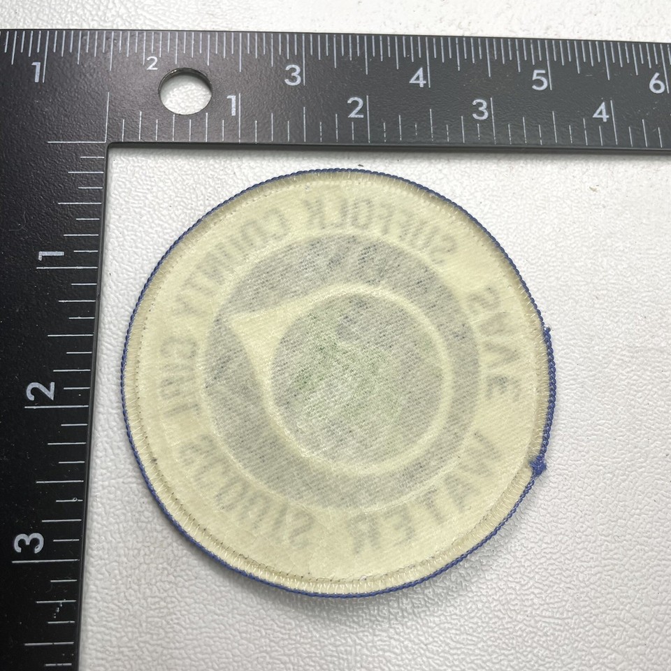 SUFFOLK COUNTRY GIRL SCOUTS SAVE WATER Ecology Environment Patch B007 ...