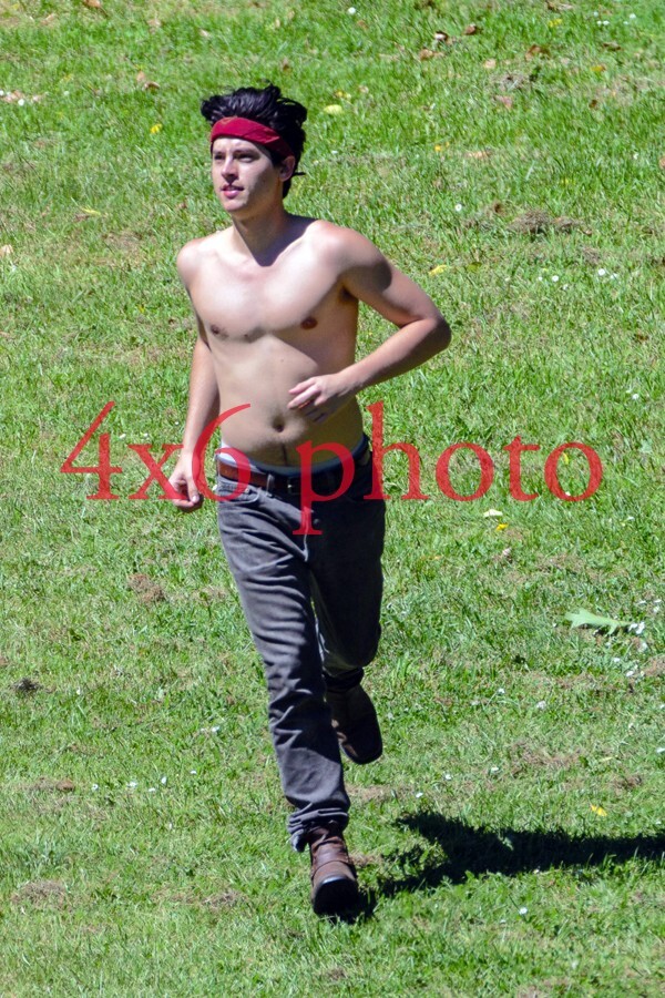 Dylan Bruce Shirtless