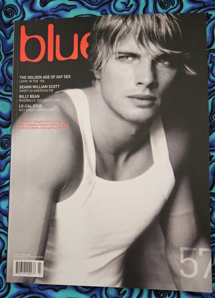Blue Magazine Vintage Year 2003 Issues 57 & 58 Gay Culture Photography ...