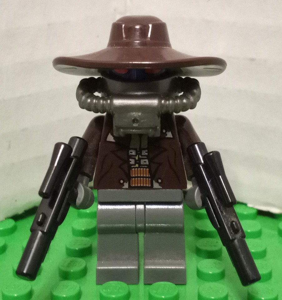 Lego Star Wars CAD BANE Complete Minifigure w/Hat & Guns- cad banes ...