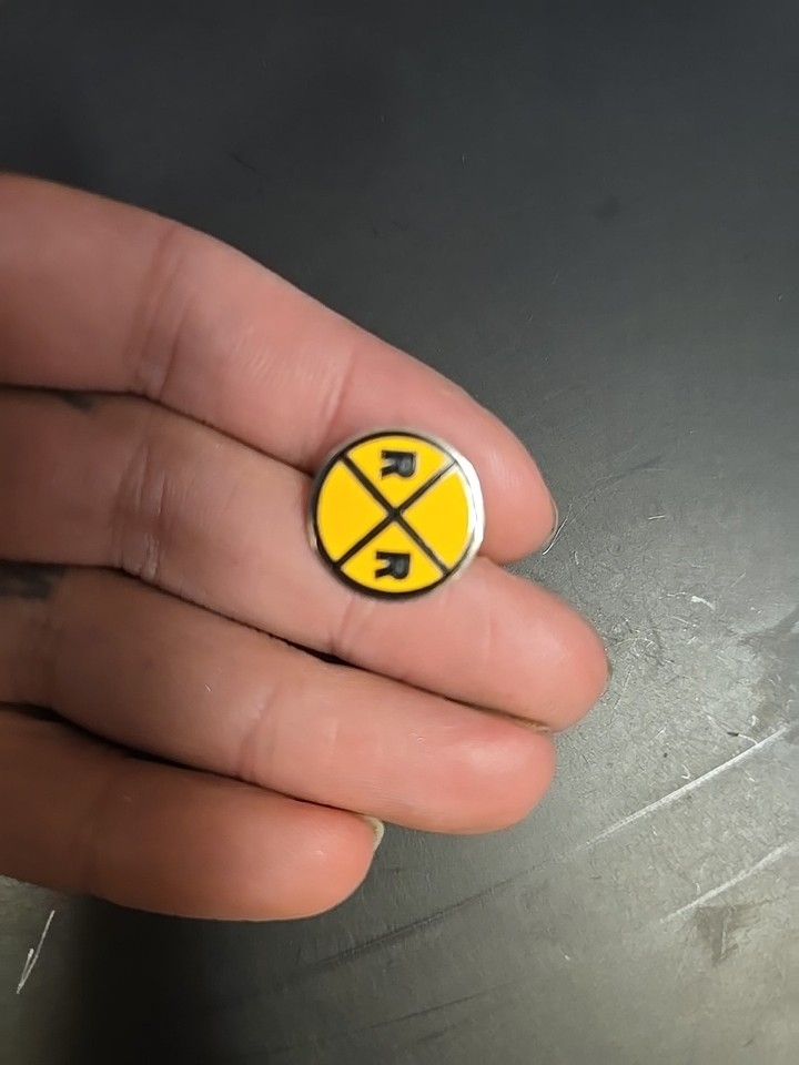 Railroad Crossing Train Enamel Pin Hat Pin Tie Tac | eBay