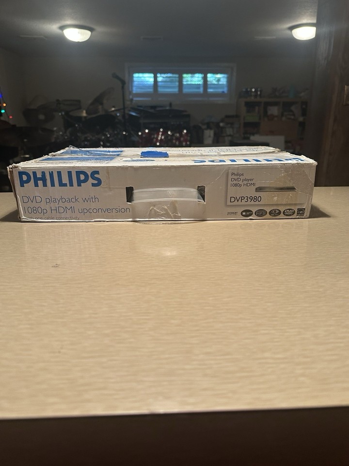 New In Box PHILIPS DVP-3980 DVD player playback with 1080p HDMI ...