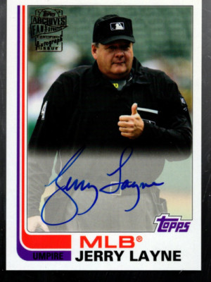 A4754- 2019 Topps Archives Fan Favorites Autographs #FFAJL Jerry Layne ...
